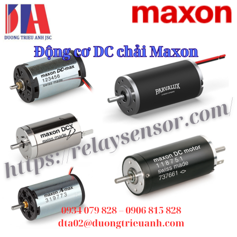 Động cơ DC chải Maxon cam kết chính hãng